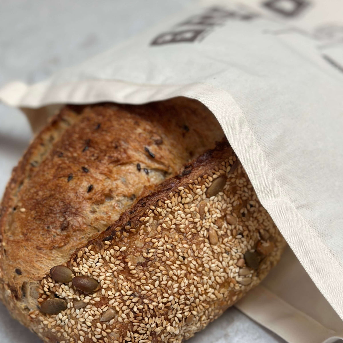 Reusable Linen Bread Bag | KitMaii