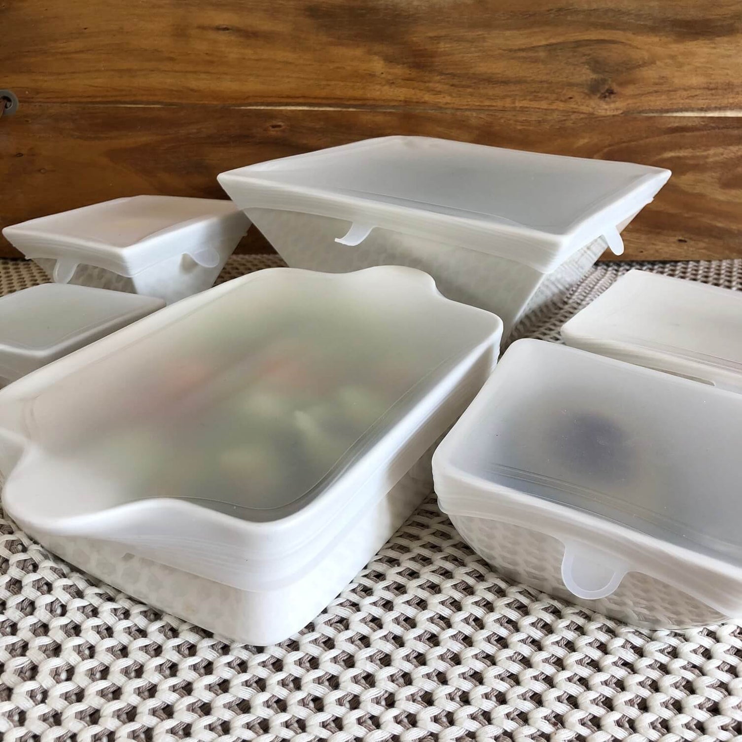 Reusable Stretch Lids (Square) | KitMaii